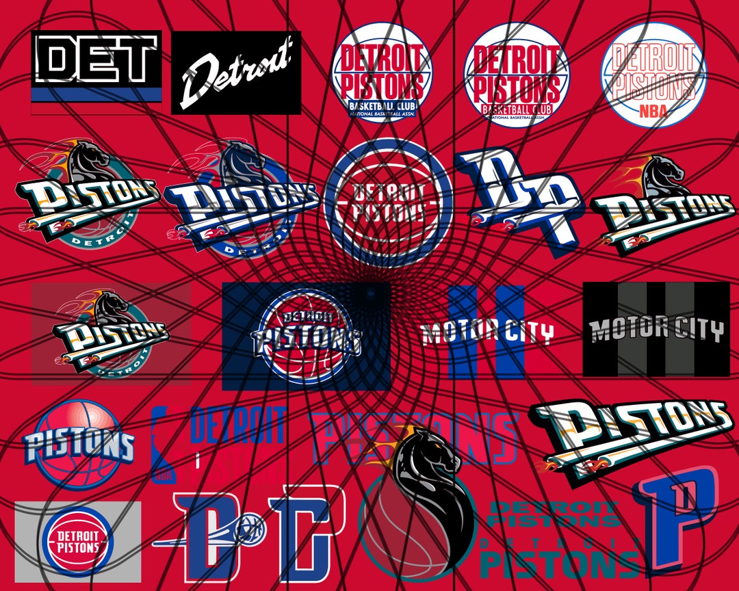 Detroit Basketball Svg, Detroit Svg, Basketball Team Logo, Detroit Svg ...