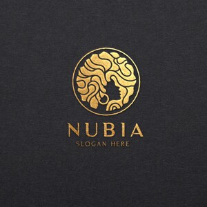 Nubia Hair Logo Template, Hair Logo Template, Afro Queen Logo - Etsy