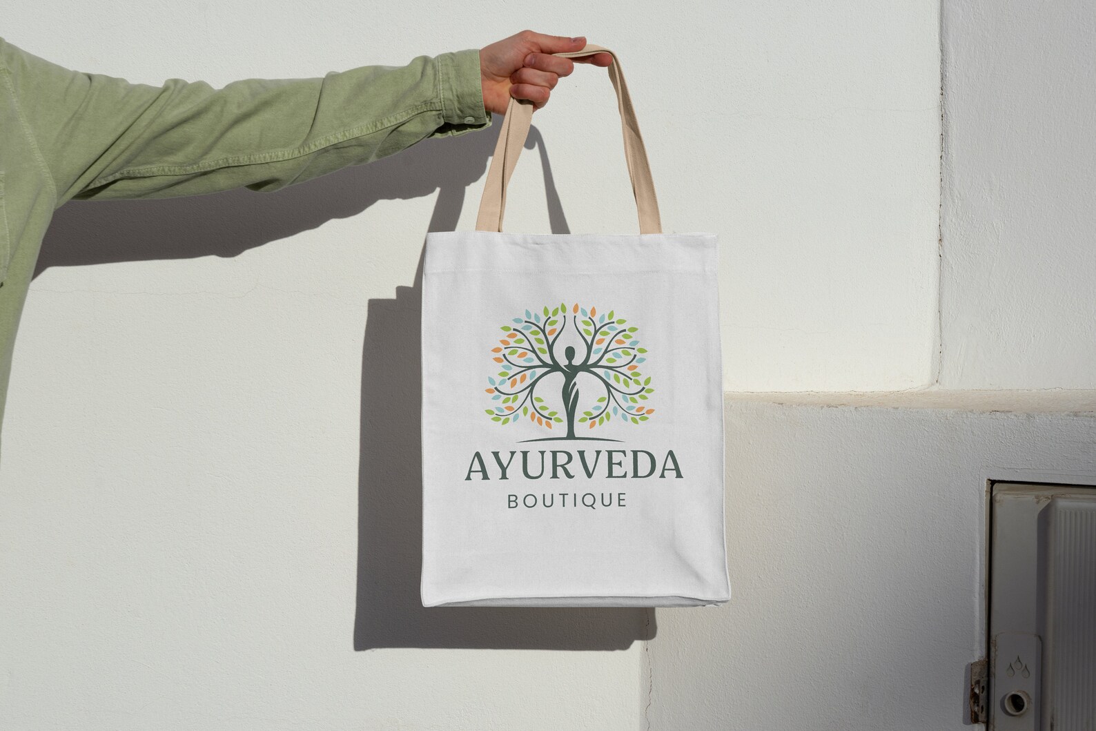 Ayurveda Logo, Organic Logo, Tree of Life Logo - Etsy