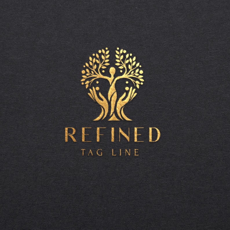 Refined Tree Logo Template, Elegant Tree Logo, Luxurious Logo, Ayurveda ...