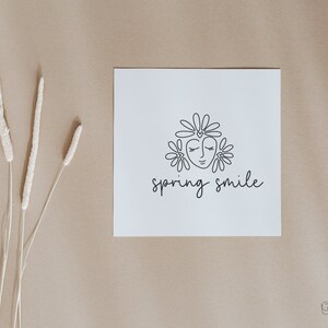 Spring Smile Logo Template - Etsy