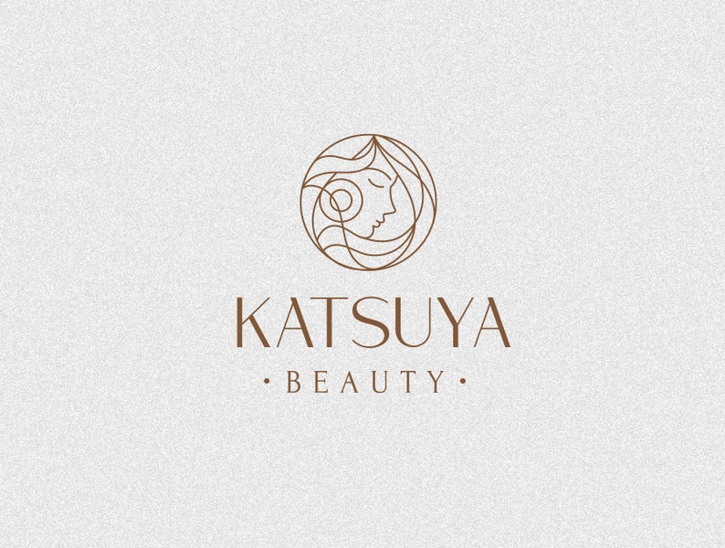 Hair and Face Logo, Luxurious Logo, Feminine Logo, Elegant Logo, Modern ...