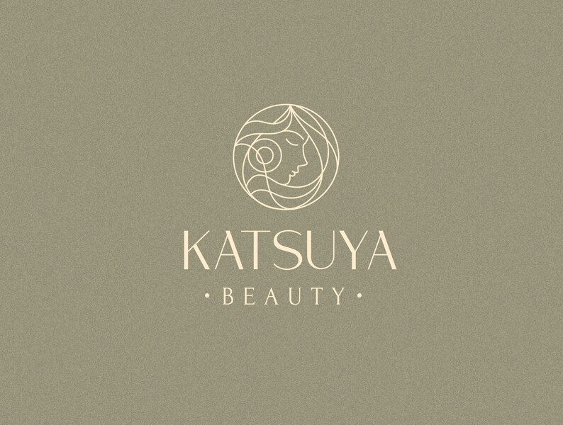 Hair and Face Logo, Luxurious Logo, Feminine Logo, Elegant Logo, Modern ...
