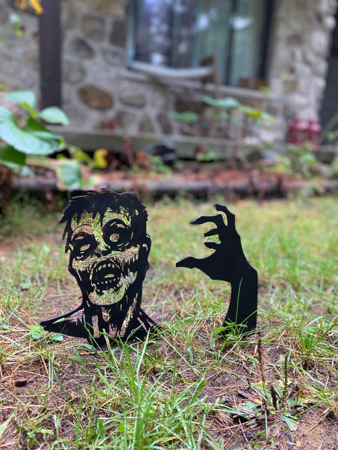 Halloween Zombie Shadow Wood Decor. Zombie - Etsy