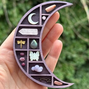 Moon - Mini Curio Shelf - Etsy