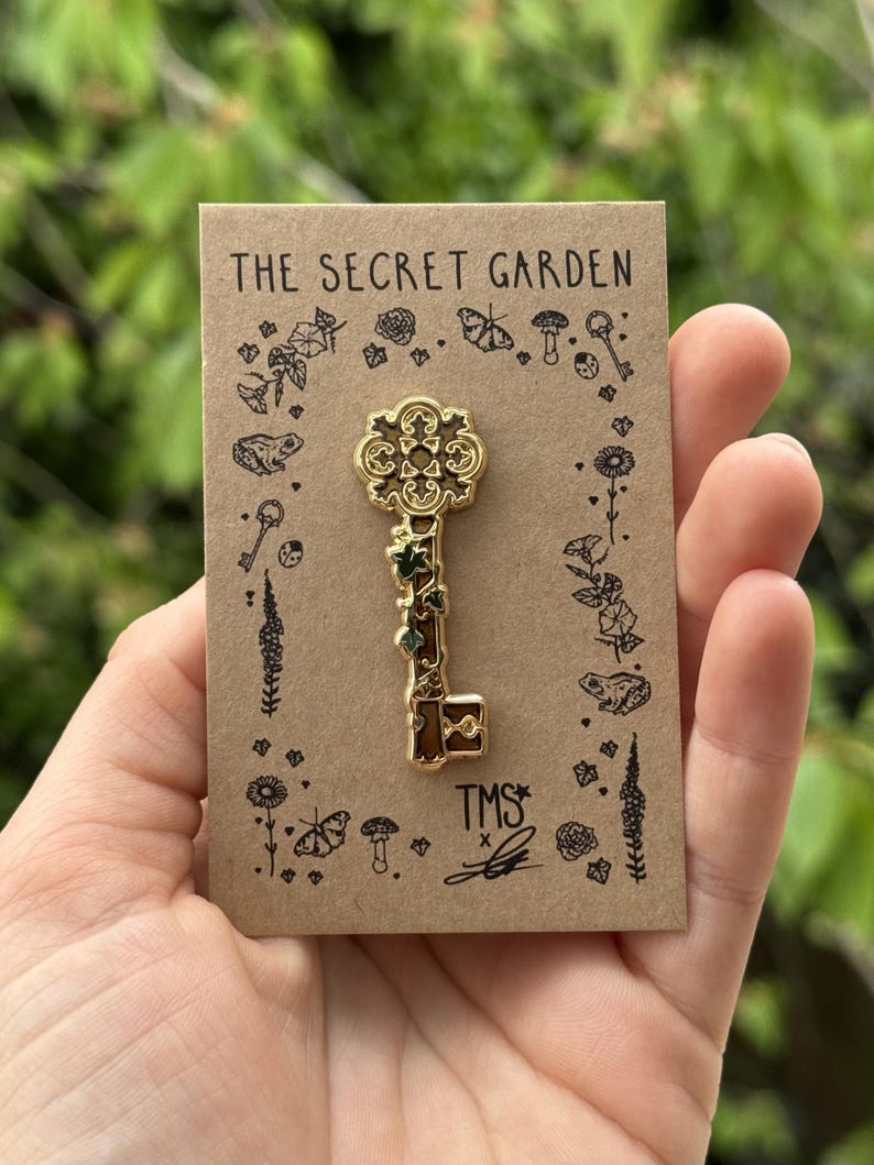 Secret Key - Enamel Pin - Etsy