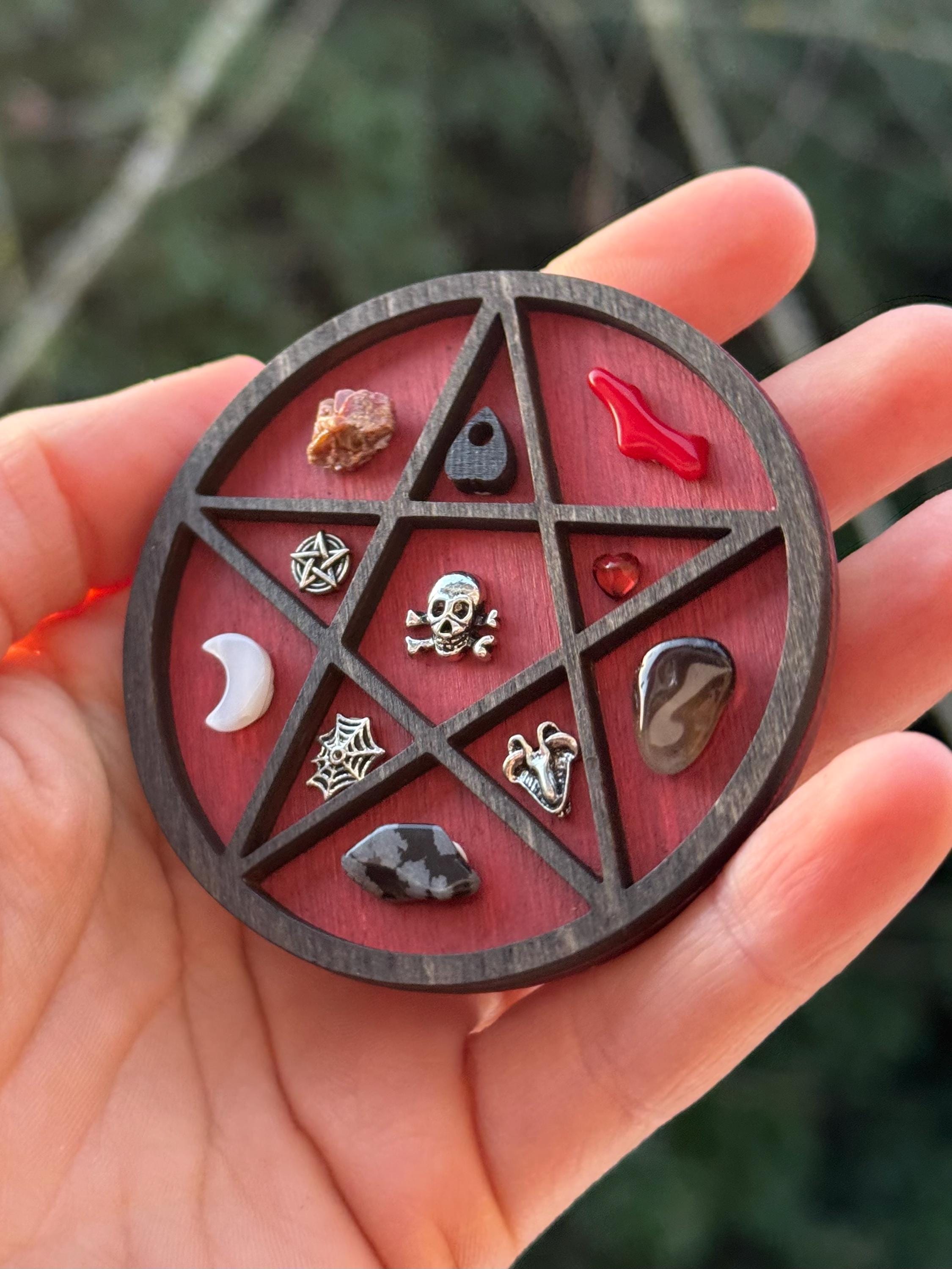 Pentagram - Mini Curio Shelf - Etsy