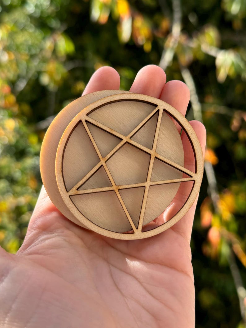 Pentagram - Mini Curio Shelf - Etsy