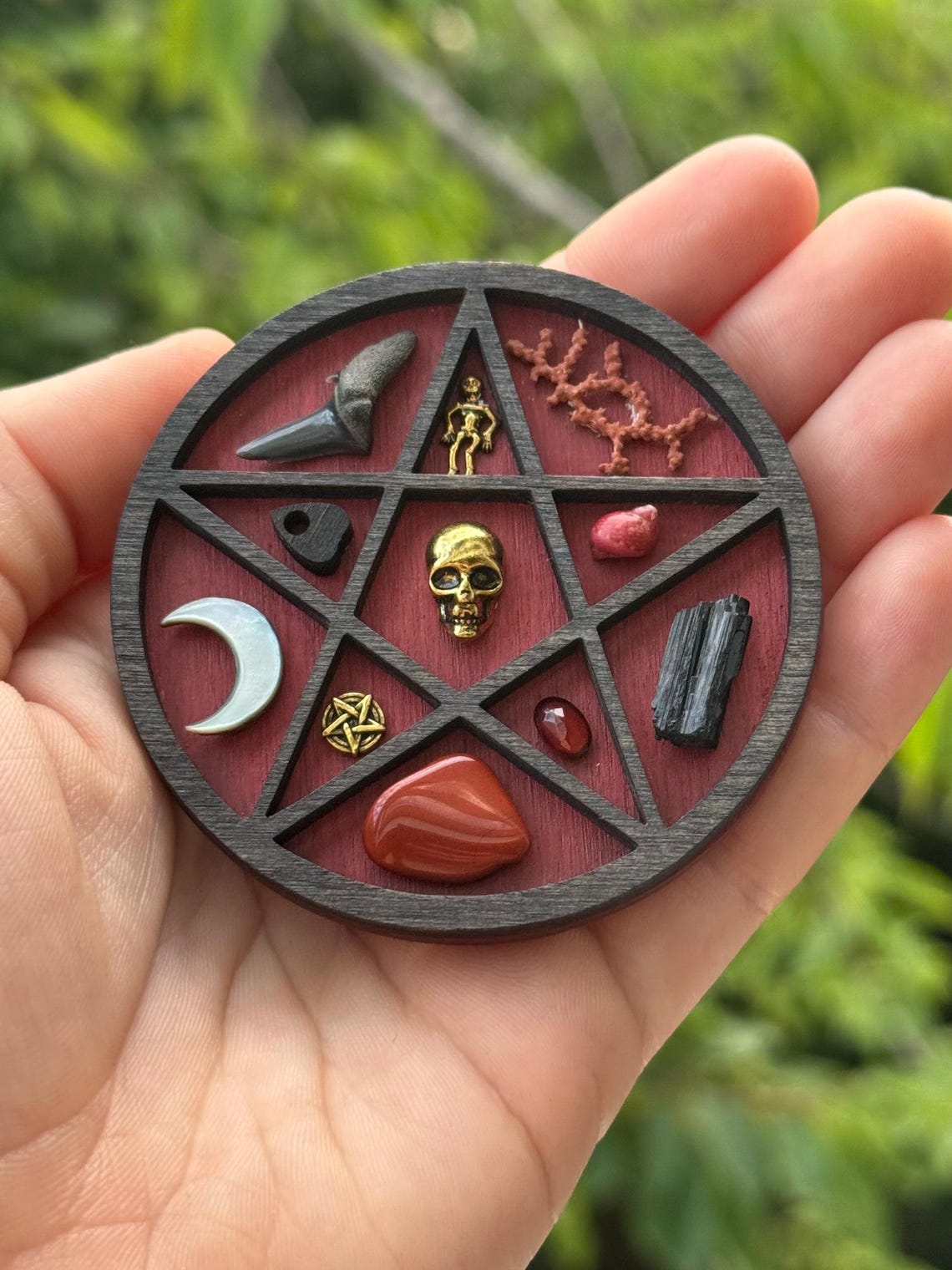 Pentagram - Mini Curio Shelf - Etsy