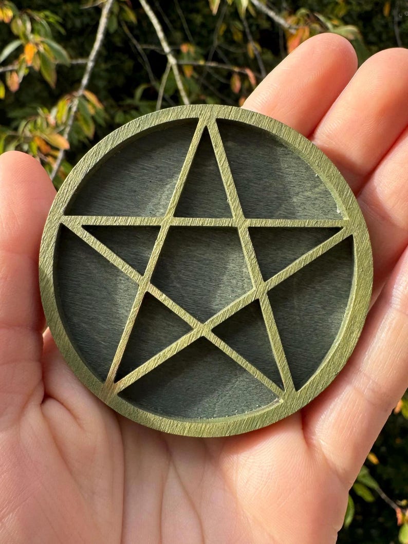 Pentagram - Mini Curio Shelf - Etsy