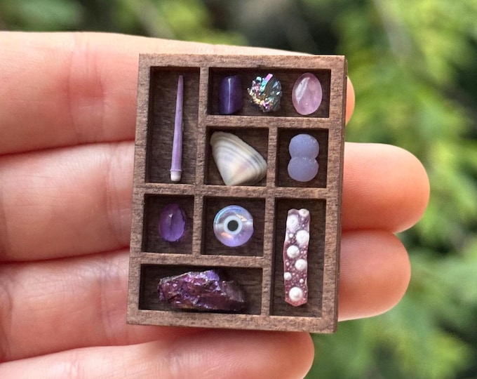 Miniature Type Trays, Dollhouse Decor, 1:12 Scale Miniature Decor - Etsy