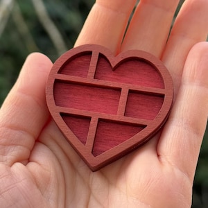 Heart - Mini Curio Shelf - Etsy
