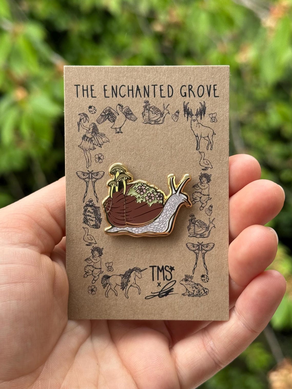 Ancient Snail - Enamel Pin - Etsy