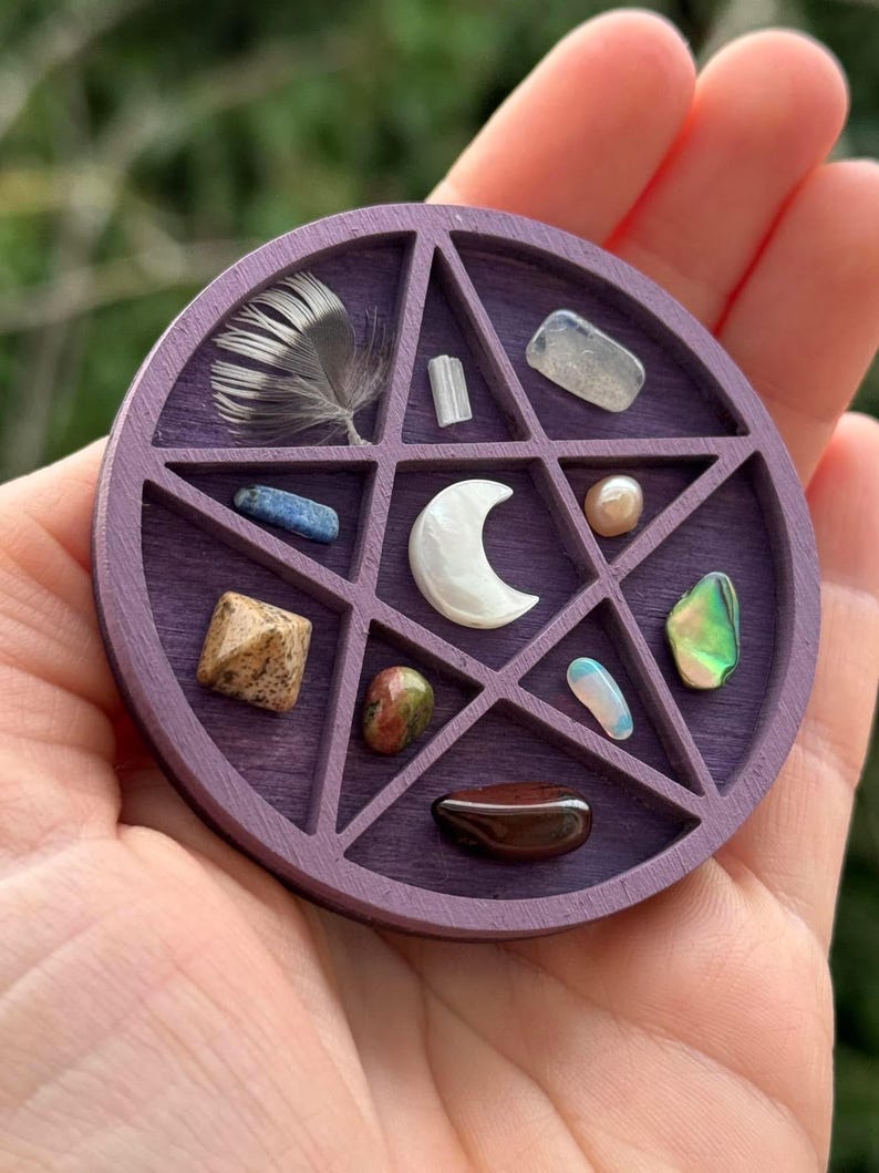 Pentagram - Mini Curio Shelf - Etsy