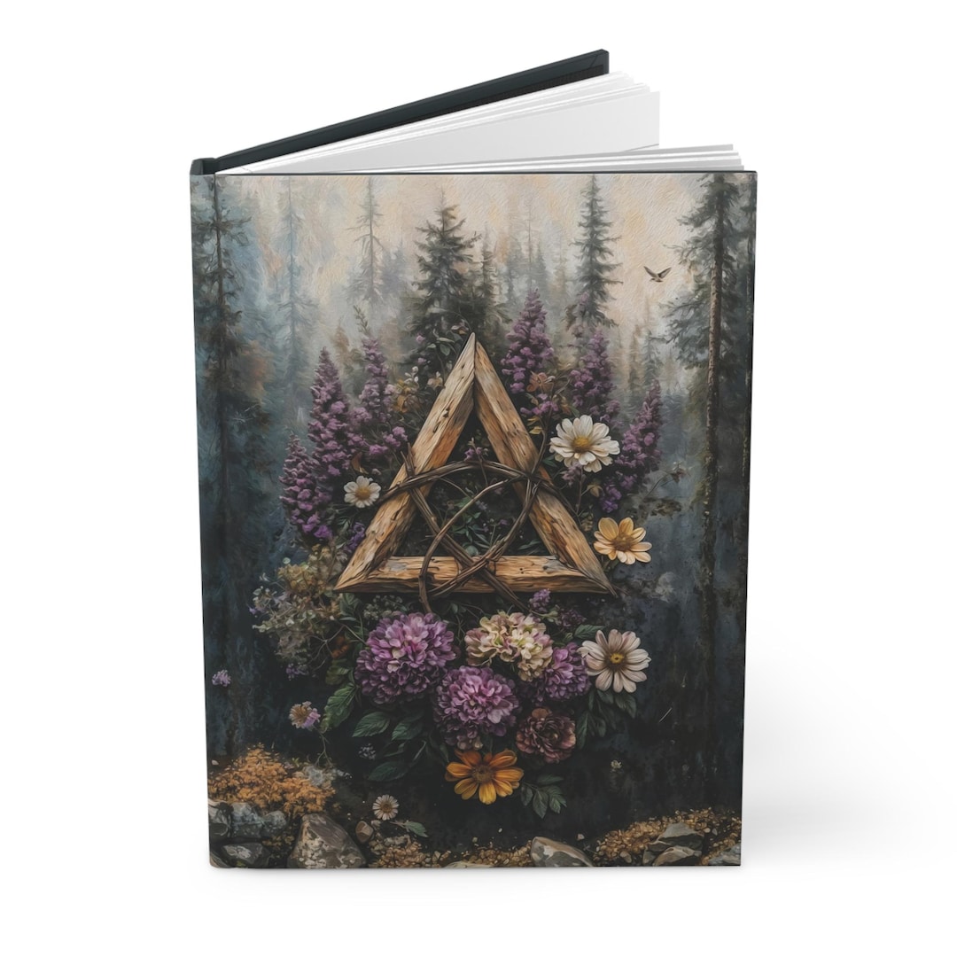 Woodland Triad Hardcover Journal - Scenery Fantasy Oil Painting, Forest ...