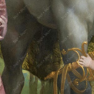 Mars and Venus United by Love Oil Painting Digital Print, Digital ...