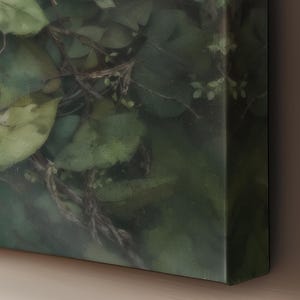 Green Woman Meditation Canvas Print - Celtic Fantasy Painting, Nature ...