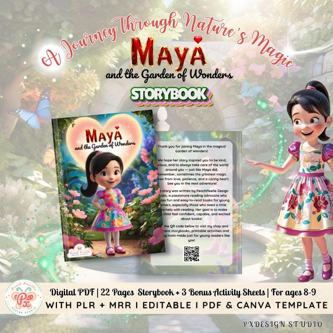 Magical Nature Storybook for Kids + 3 Fun Activity Pages | Maya and the ...