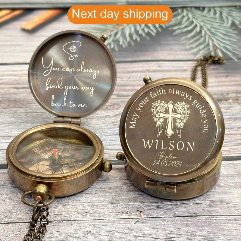Personalized Compass - Etsy