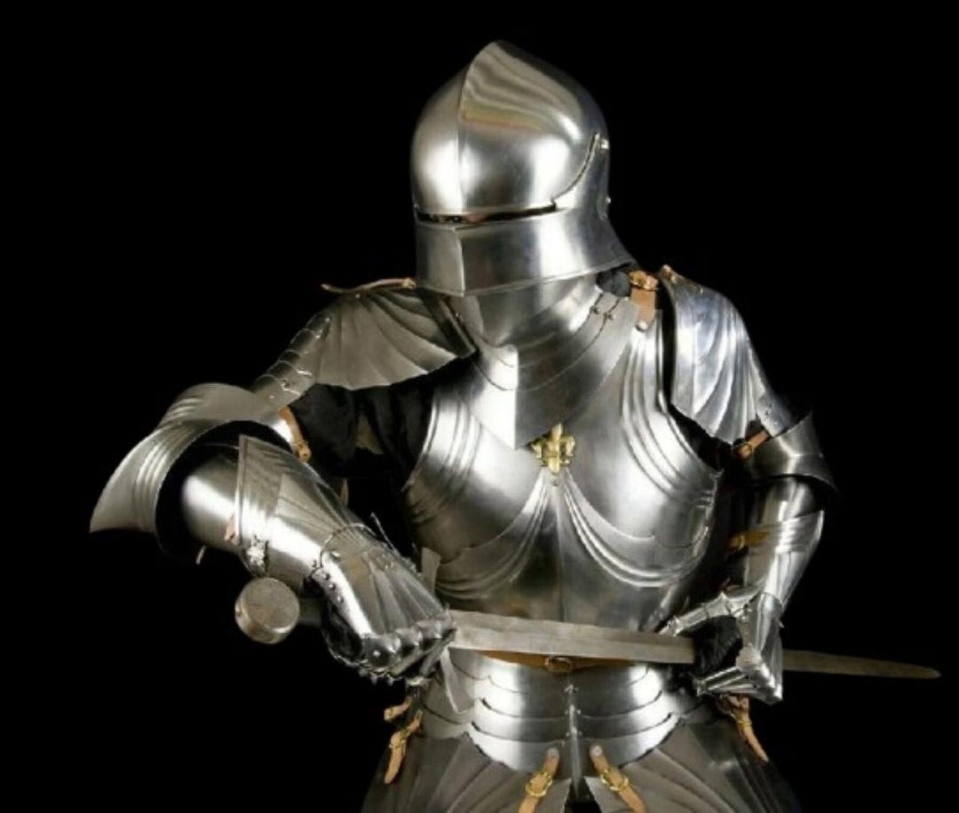 German Gothic Armor Suit | Medieval Knight Armor | Half Body Armor Suit ...