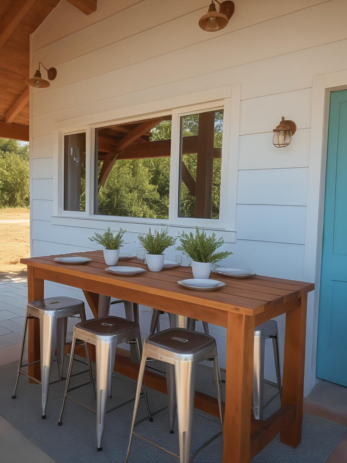 Farmhouse Bar Table Plans,rustic Bar Table Plans,diy High Top Table ...