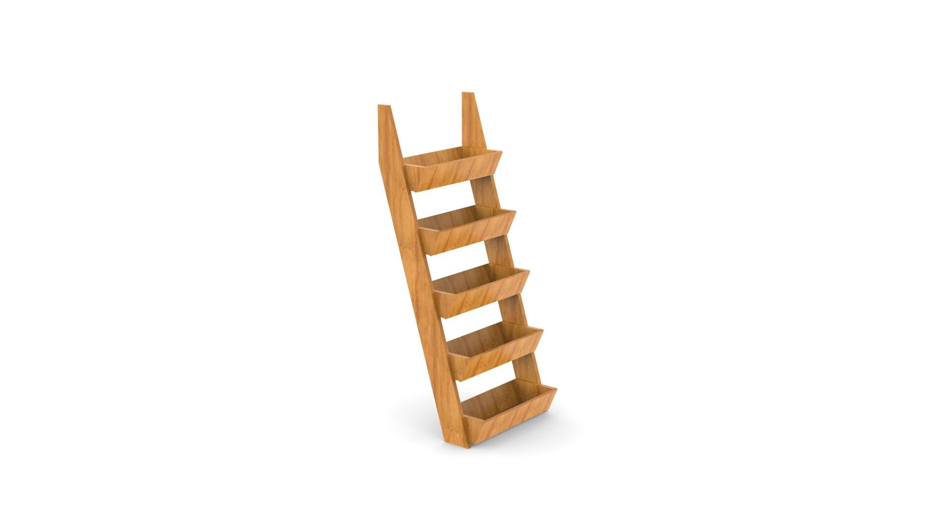 Cedar Verticat Tiered Ladder Garden Planter, Vertical Planter Box ...