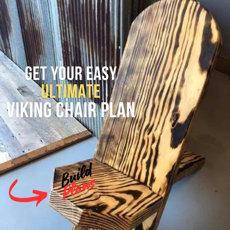 Viking Chair Build Plans: Rustic Campfire Stargazer Chair DIY (digital ...