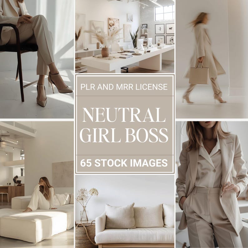 65 Faceless Stock Marketing Images \ Neutral Girl Boss Photos \ MRR PLR ...