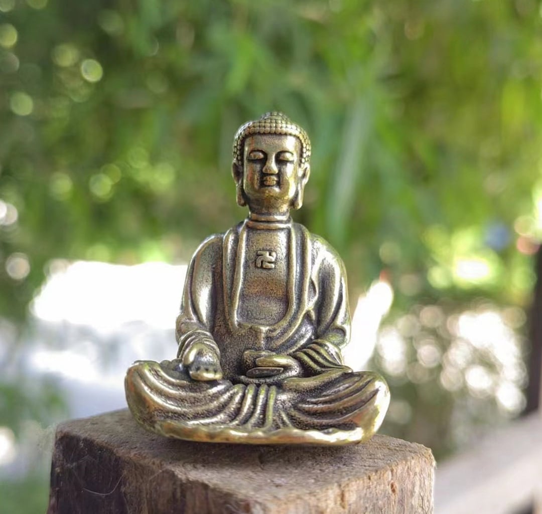 Tibet Buddha Statue,brass Budha Idol Shakyamuni Fengshui Zen Buddhism ...