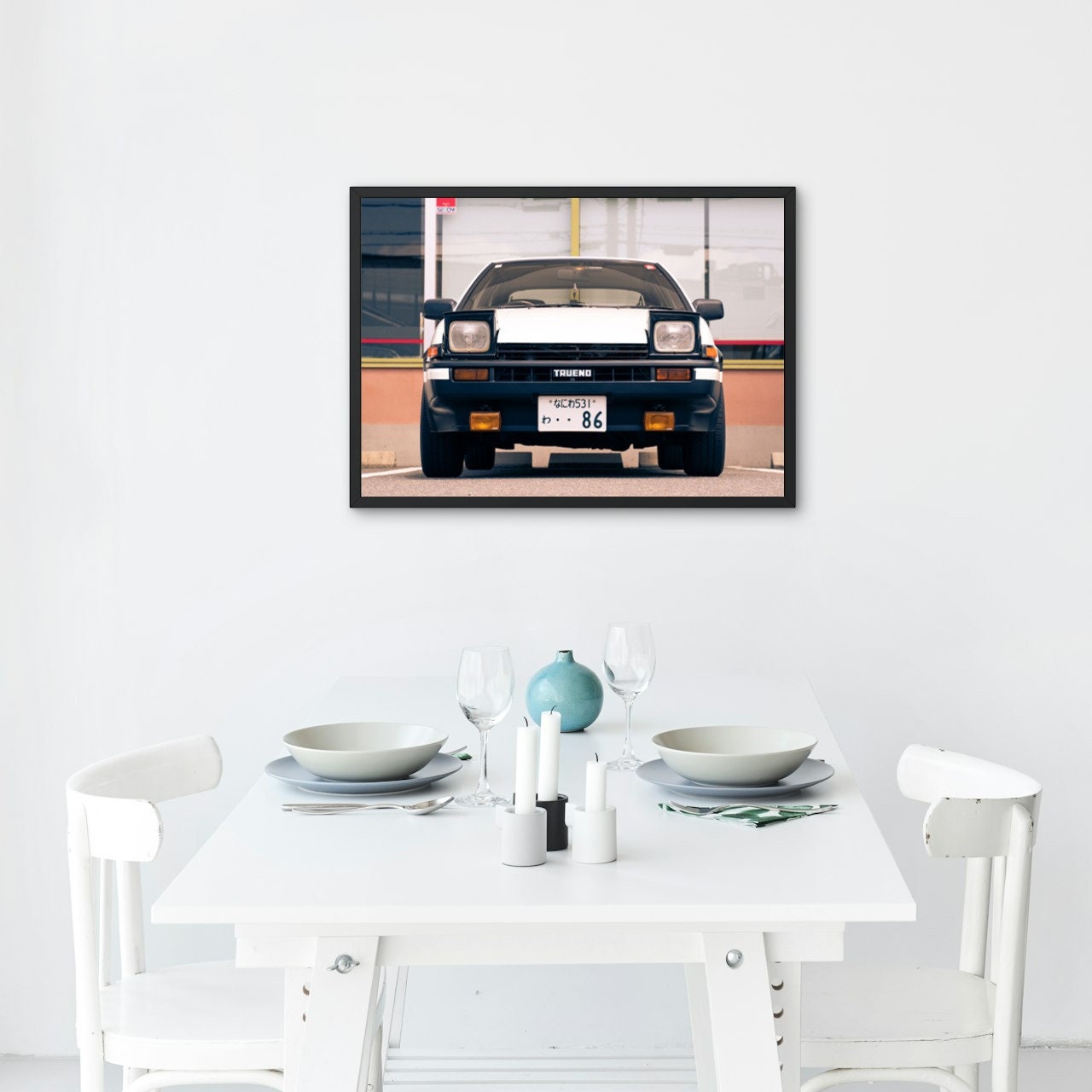 Toyota AE86 Trueno, Initial D, Sprinter, JDM Print, JDM Poster ...