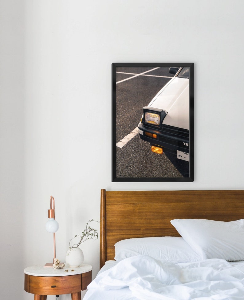 Toyota AE86 Trueno, Initial D, Sprinter, JDM Car, JDM Poster, Car ...