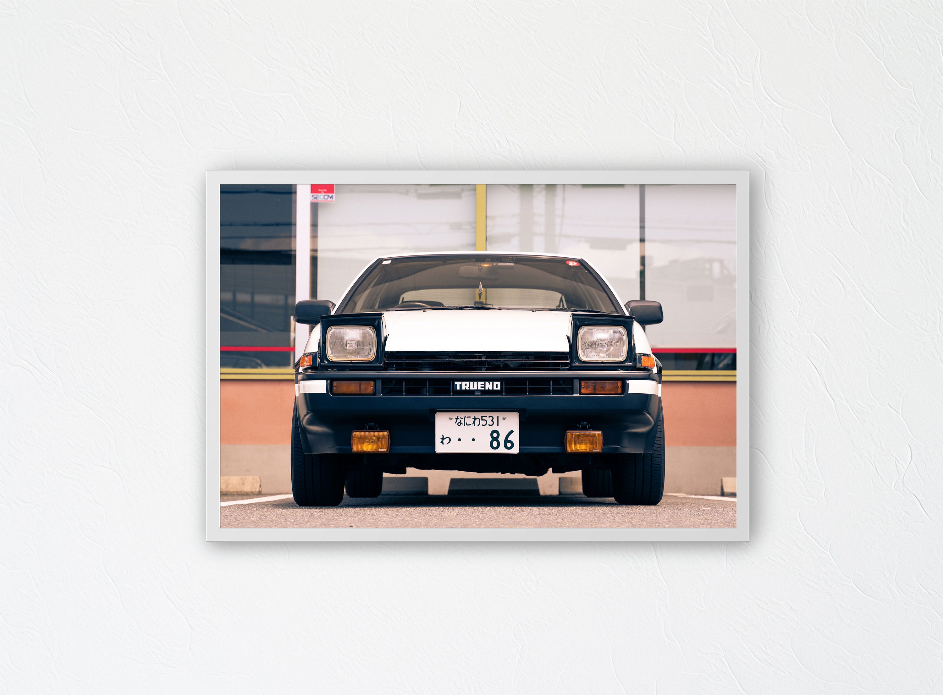 Toyota AE86 Trueno, Initial D, Sprinter, JDM Print, JDM Poster ...