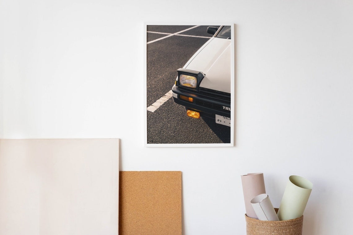 Toyota AE86 Trueno, Initial D, Sprinter, JDM Car, JDM Poster, Car ...