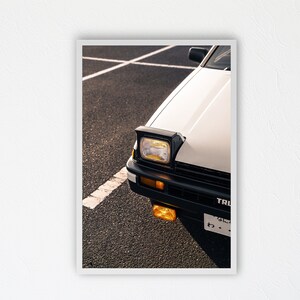 Toyota AE86 Trueno, Initial D, Sprinter, JDM Car, JDM Poster, Car ...