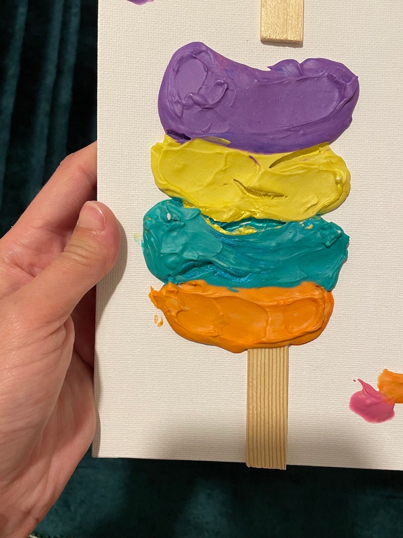 Sculpture Painting, 3D Painting, Multicolored Eskimo Painting, Clay ...