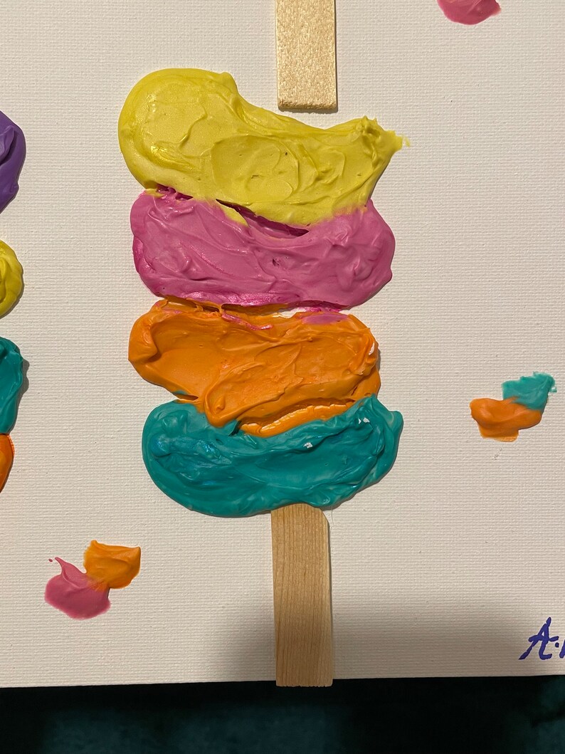 Sculpture Painting, 3D Painting, Multicolored Eskimo Painting, Clay ...