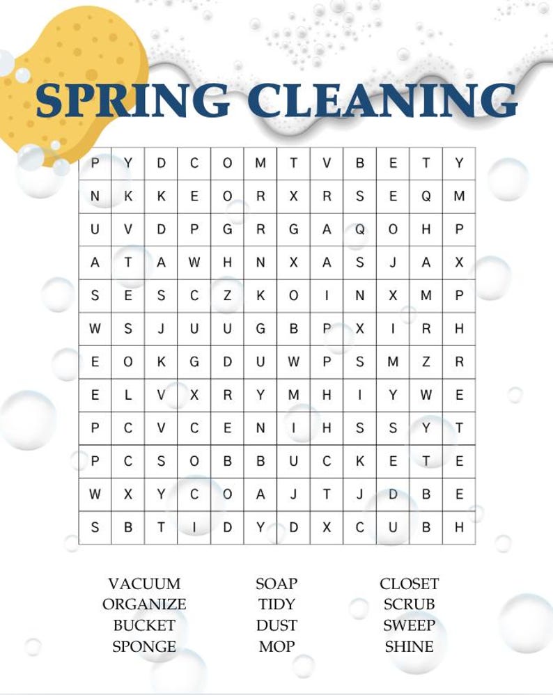 Spring Word Search Packet | Printable Literacy Activities for Grades 4 ...