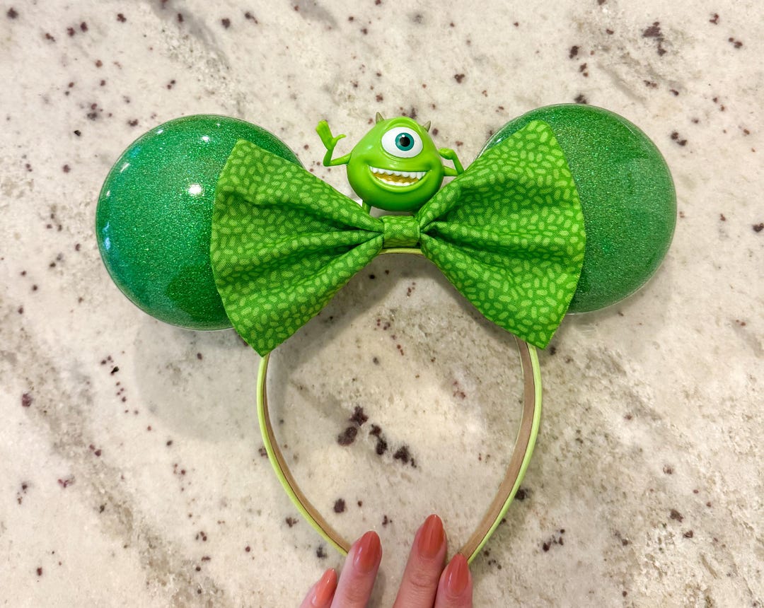 Monsters, Inc. Inspired Mouse Ears Mike Wazowski Mouse Ears Light up ...