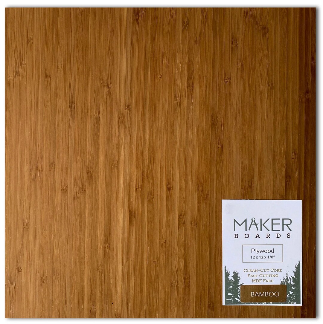 Bamboo, Maker Board, Diode Laser Compatible Wood - Etsy