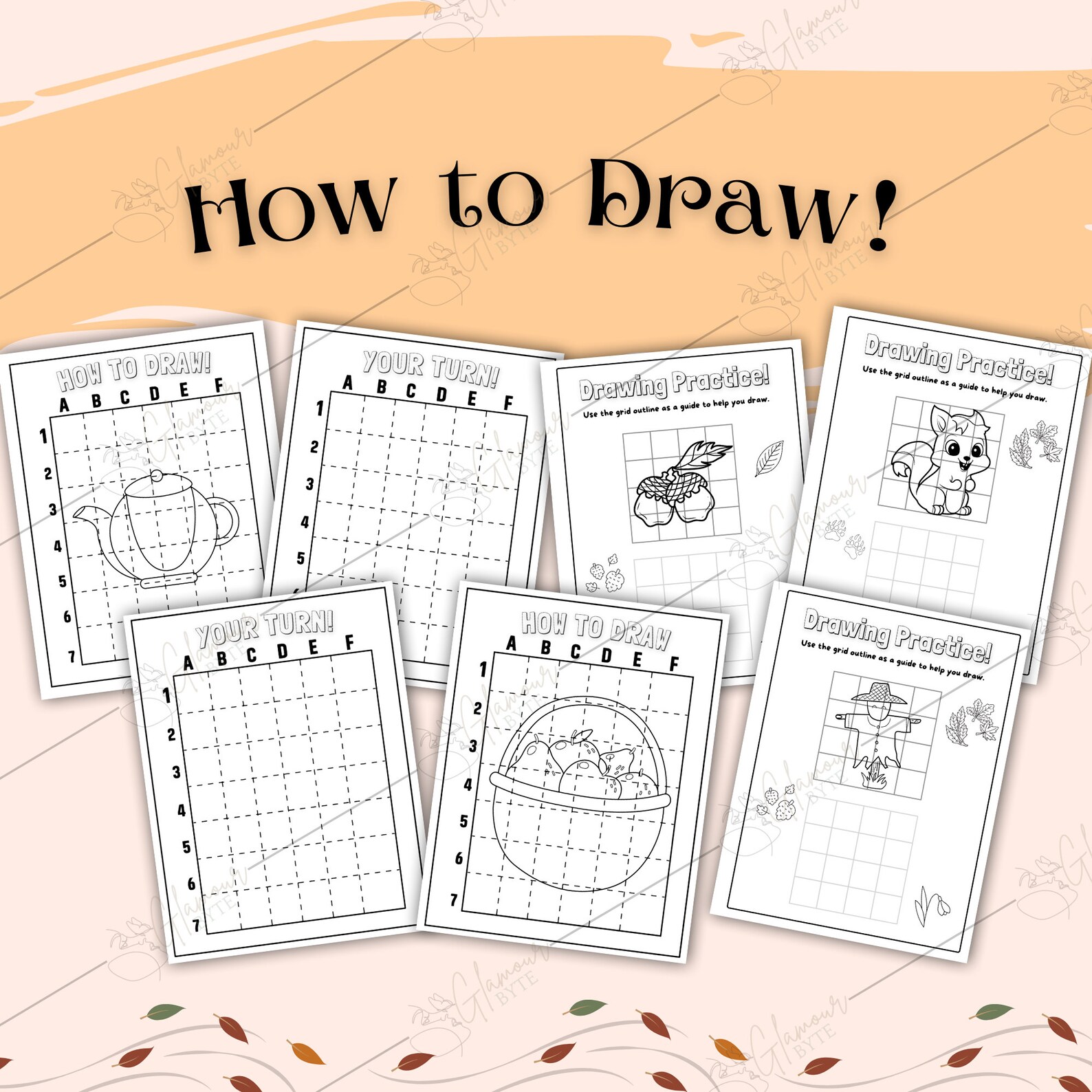 34 Printable Fall Kids Activity Bundle, Autumn Word Search Coloring ...
