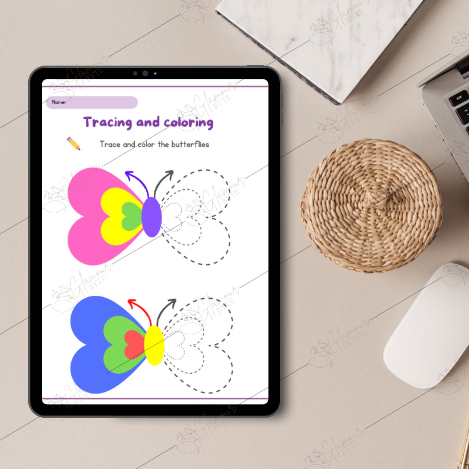 55 Preschool Line Tracing Worksheets Bundle Lines Trace Pages Printable ...