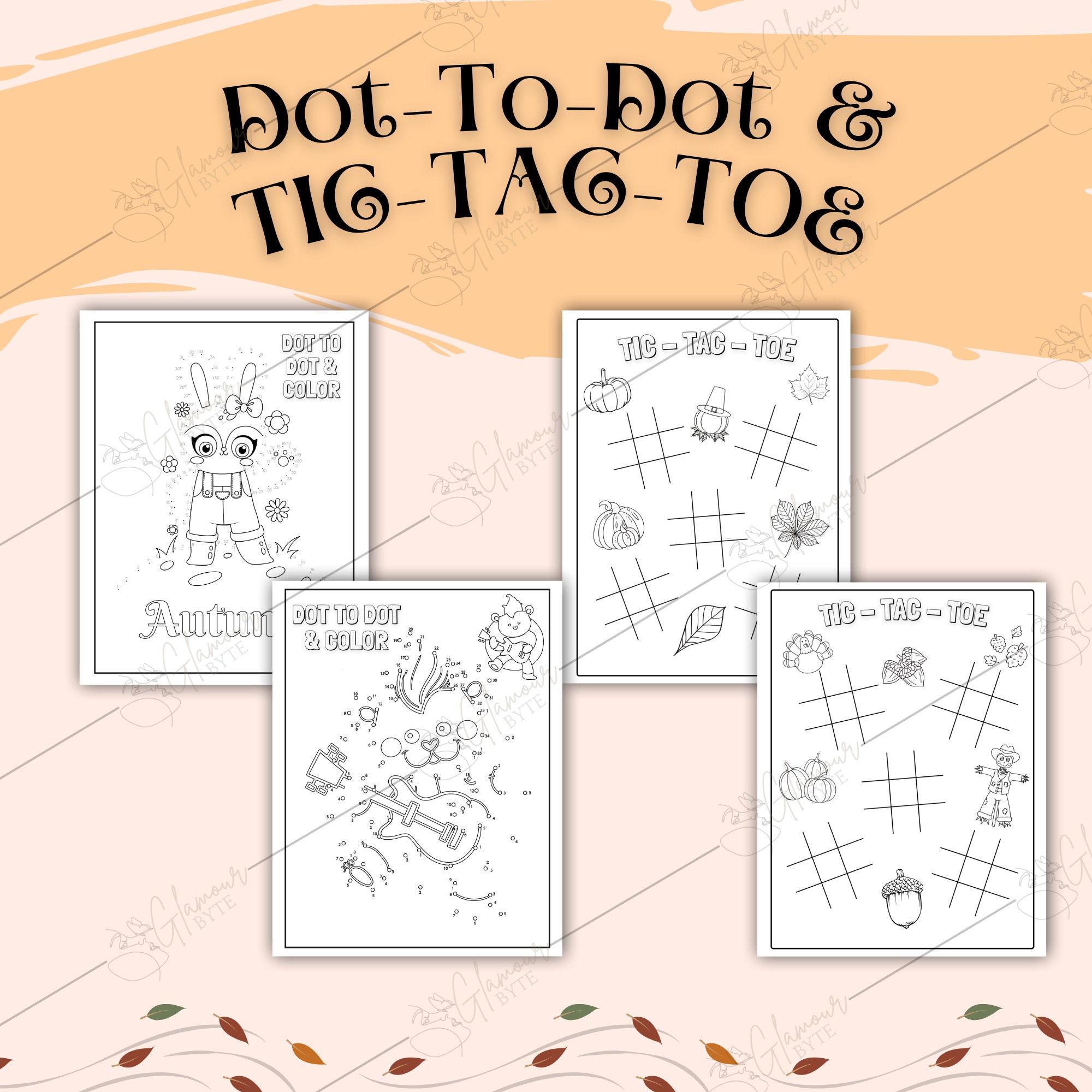 34 Printable Fall Kids Activity Bundle, Autumn Word Search Coloring ...