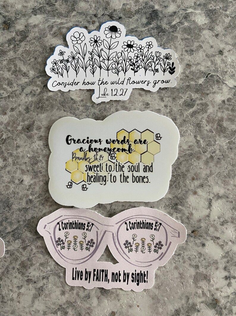 Christian Stickers, Faith Based Stickers, Jesus Stickers, Sticker Pack ...