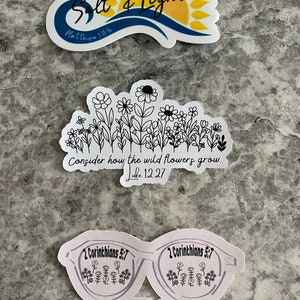 Christian Stickers, Faith Based Stickers, Jesus Stickers, Sticker Pack ...