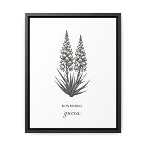 New Mexico Yucca State Flower Canvas Framed - Etsy