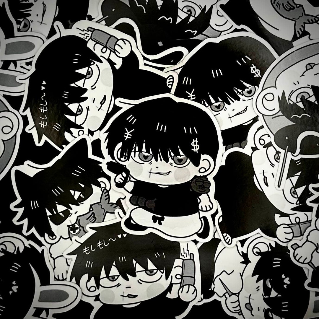 Toji Fushiguro Sticker Set | Vinyl Laminate Gloss Sticker | JJK ...