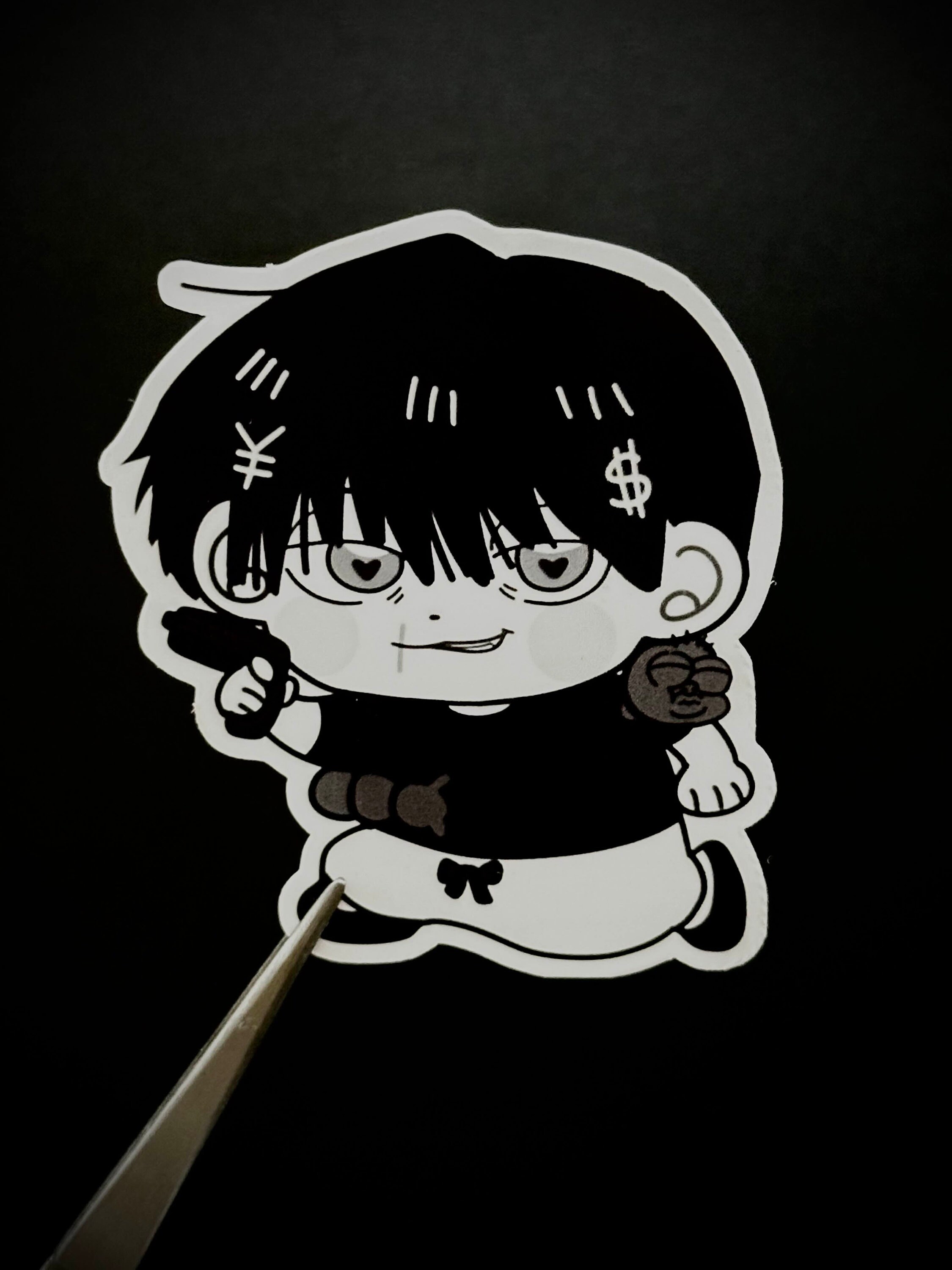 Toji Fushiguro Sticker Set Vinyl Laminate Gloss Sticker JJK Stickers ...