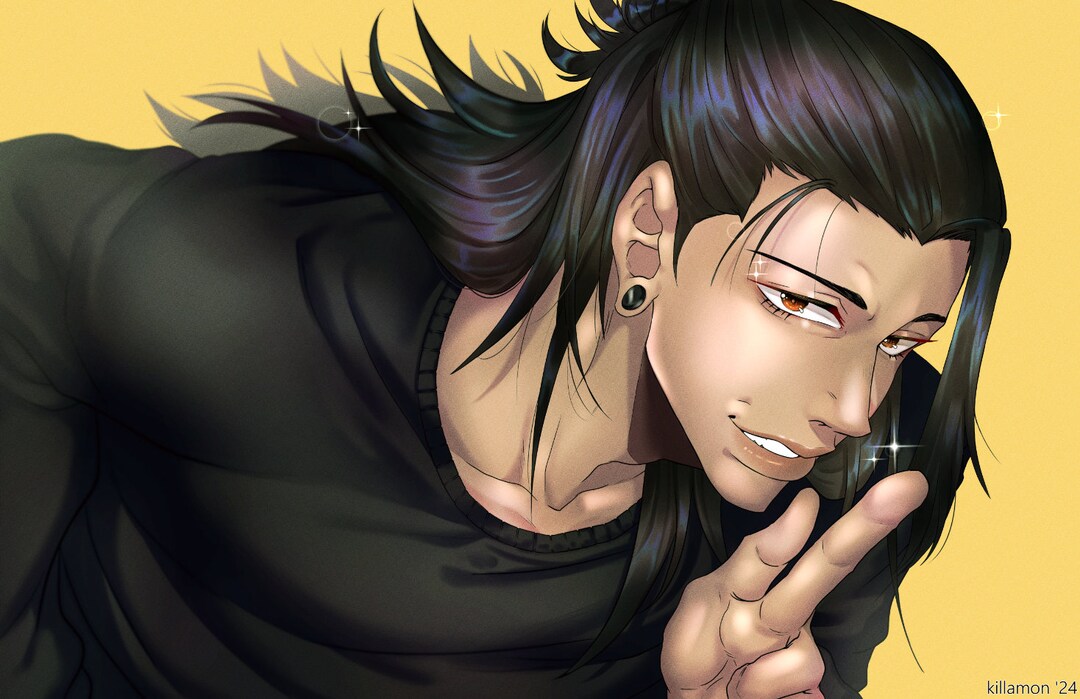 Geto Suguru Shush Print | JJK | All Prints B2G1 Free | Large Anime ...