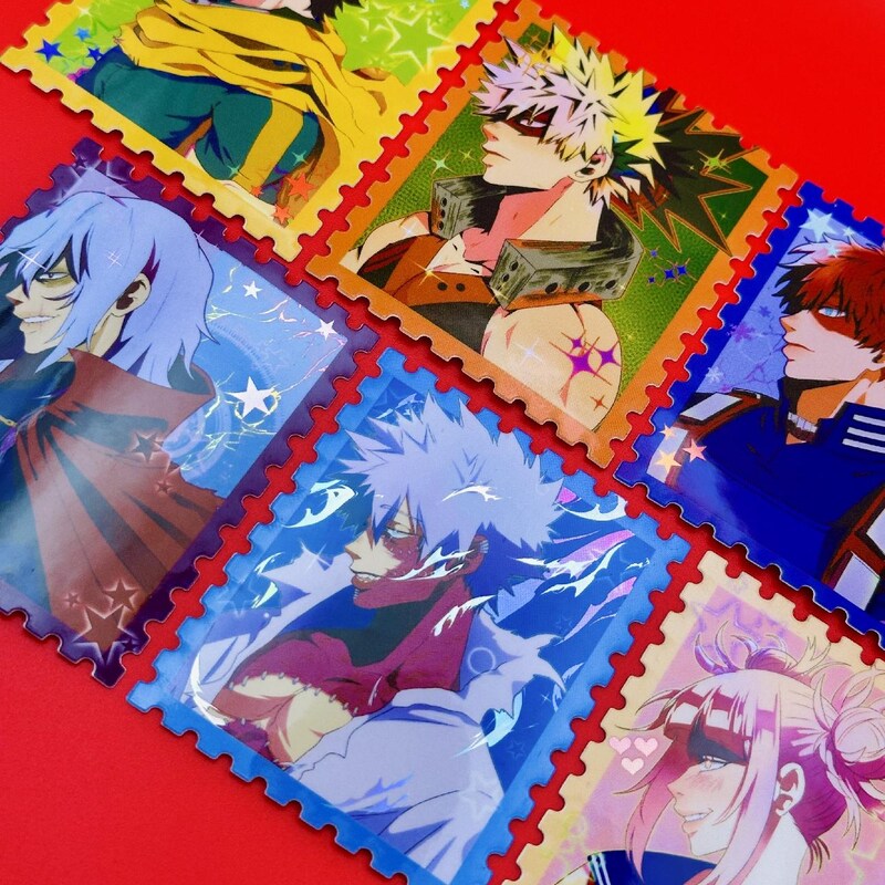 My Hero Academy Stickers - Etsy