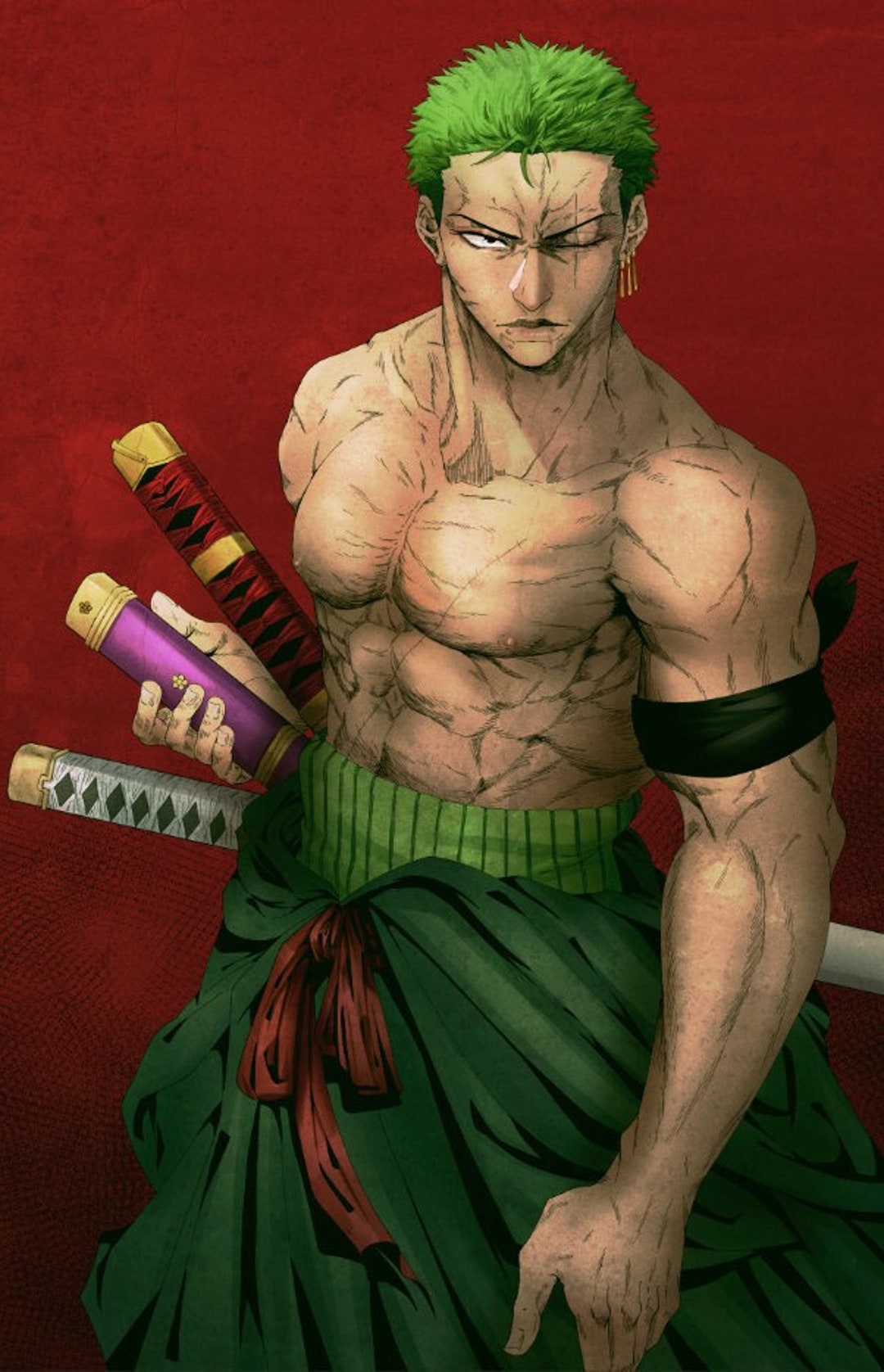 Roronoa Zoro Print | OP | All Prints Buy 2 Get 1 Free | Large Anime ...